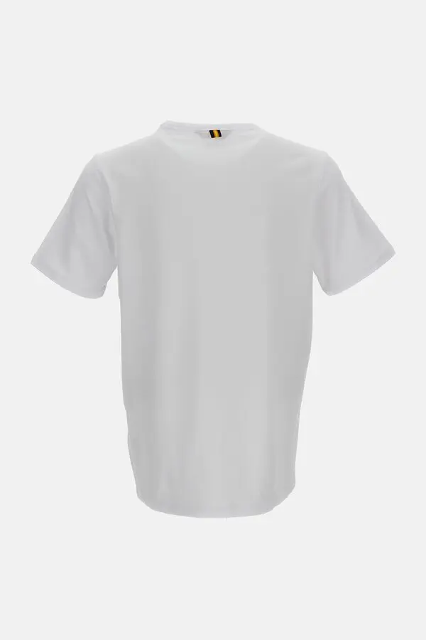 K-WAY T-shirt Adame Light Stretch Jersey - Bianco
