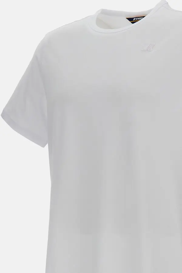 K-WAY T-shirt Adame Light Stretch Jersey - Bianco