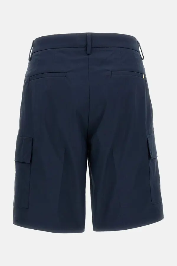 K-WAY Serje Twill Tech Cargo Shorts - Blue