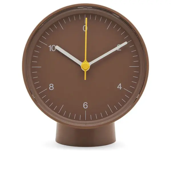 HAY Jasper Morrison Table Clock - Brown