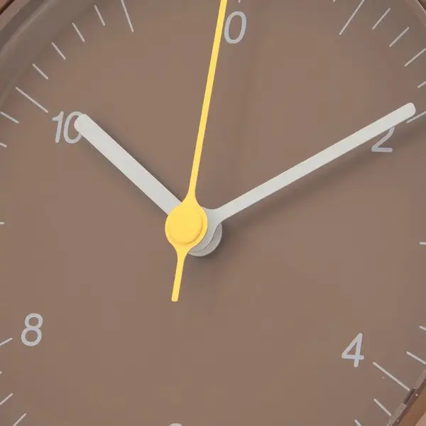 HAY Jasper Morrison Table Clock - Brown