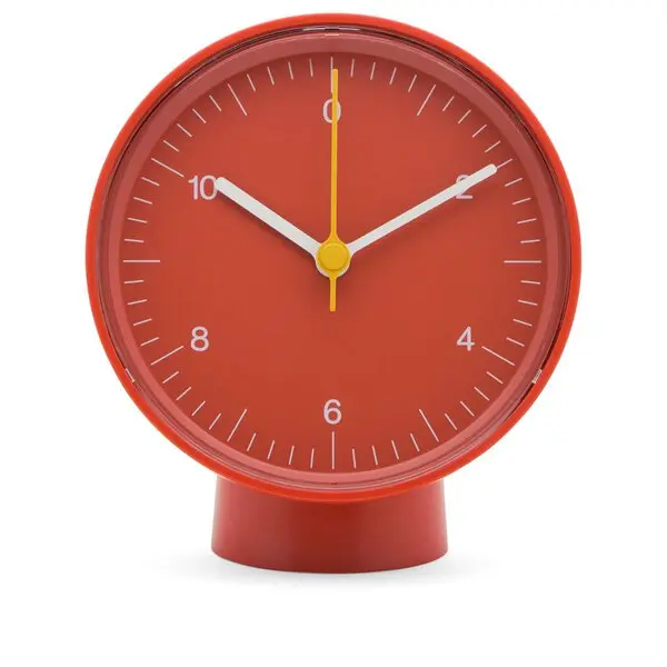 HAY Jasper Morrison Table Clock - Red