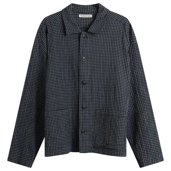 You Must Create Waffle Check Pj Shirt