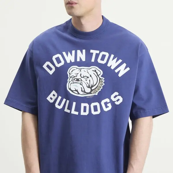 UNLIKELY DRY GOODS Bulldogs" Graphic T-shirt