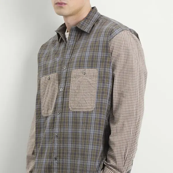 UNLIKELY DRY GOODS 2-tone Work Shirt