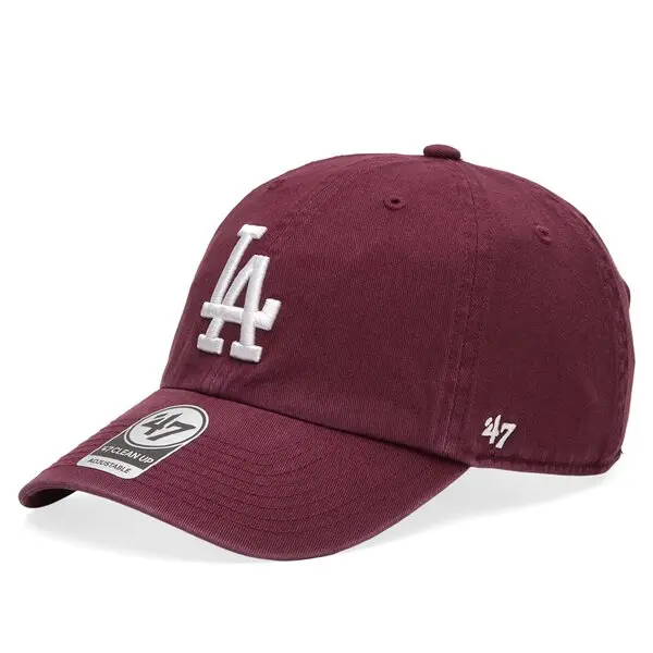 '47 47 La Dodgers Clean Up Cap - Dark Maroon