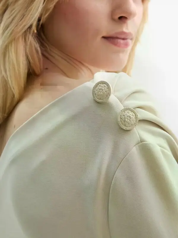 Guess Draped Off-the-shoulder Mini Dress