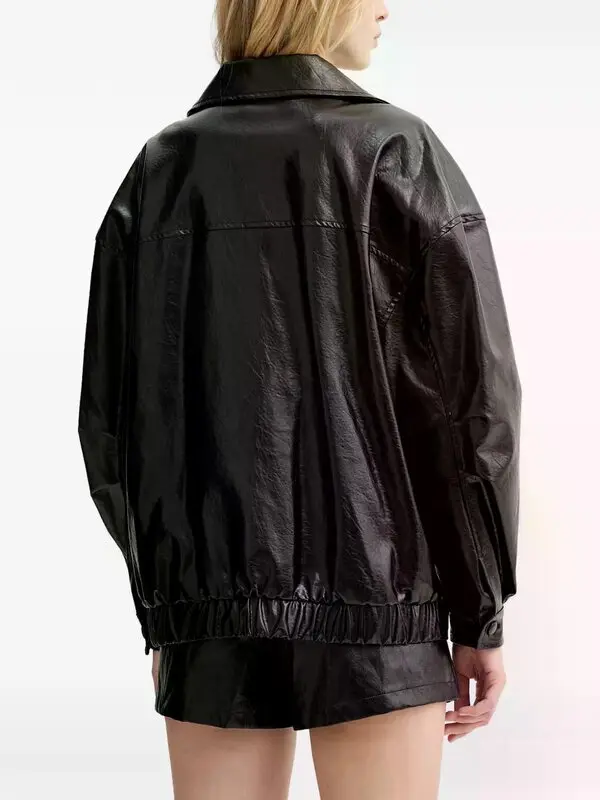 Guess Crinkled-effect Button-up Jacket