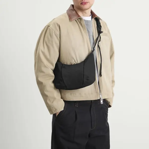 F/CE. Textured Twill Pouch - Black