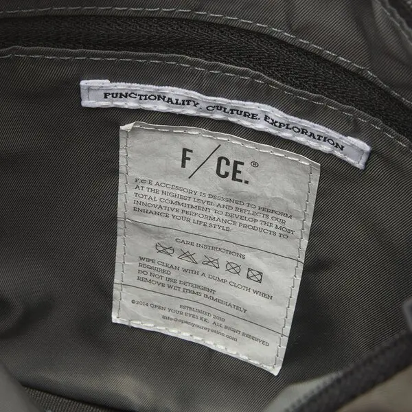 F/CE. Textured Twill Pouch - Charcoal