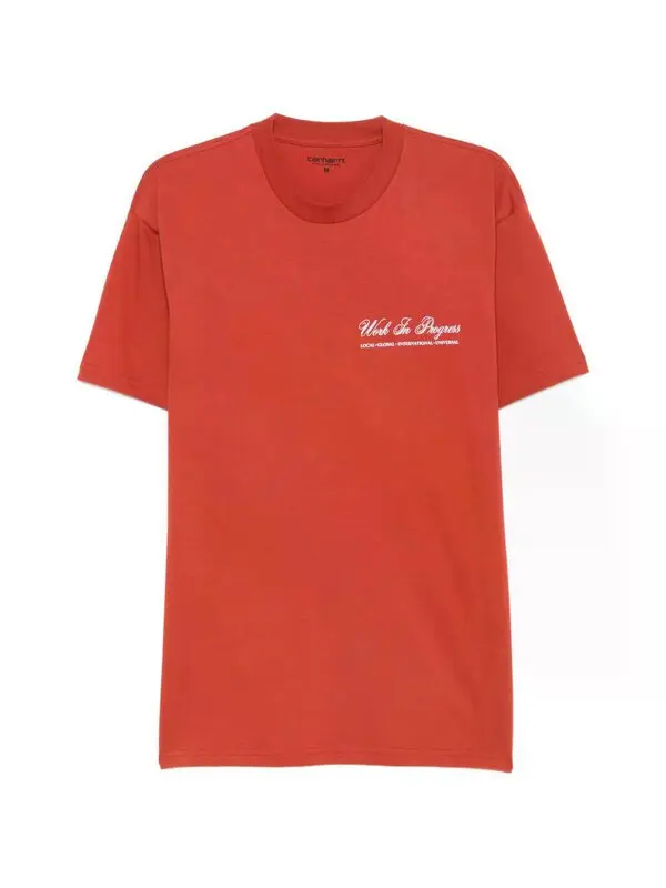 Carhartt Work In Progress Cloud Heart T-shirt - Red