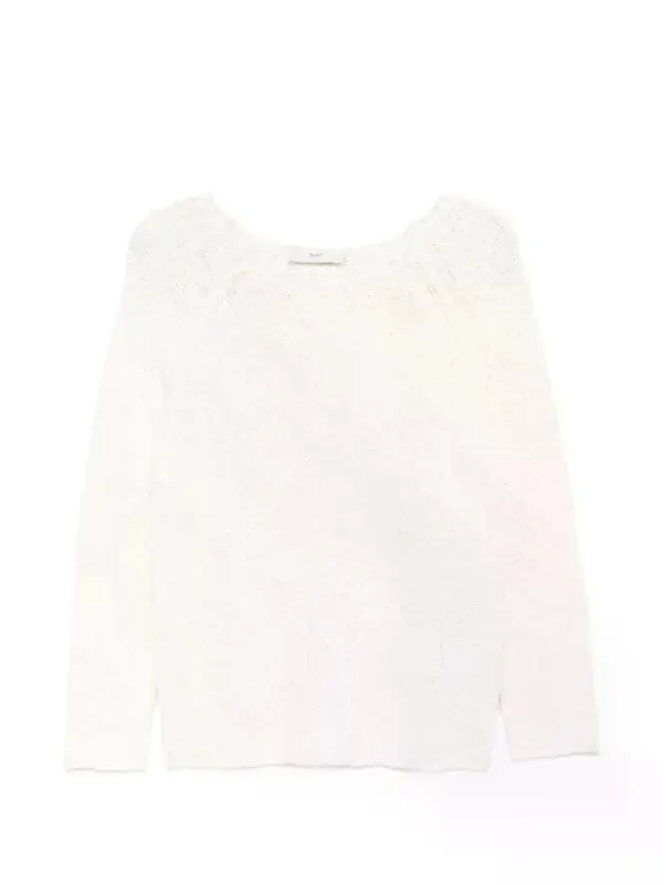 DUNST Open-knit Sweater - Neutrals