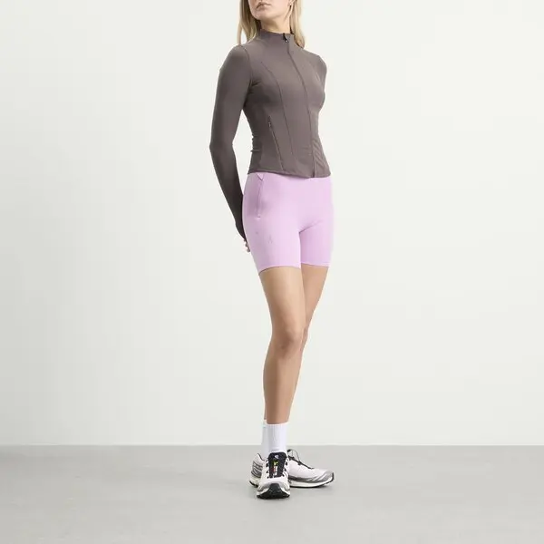 TALA Dayflex Zip Through Running Jacket - Mocha Brown