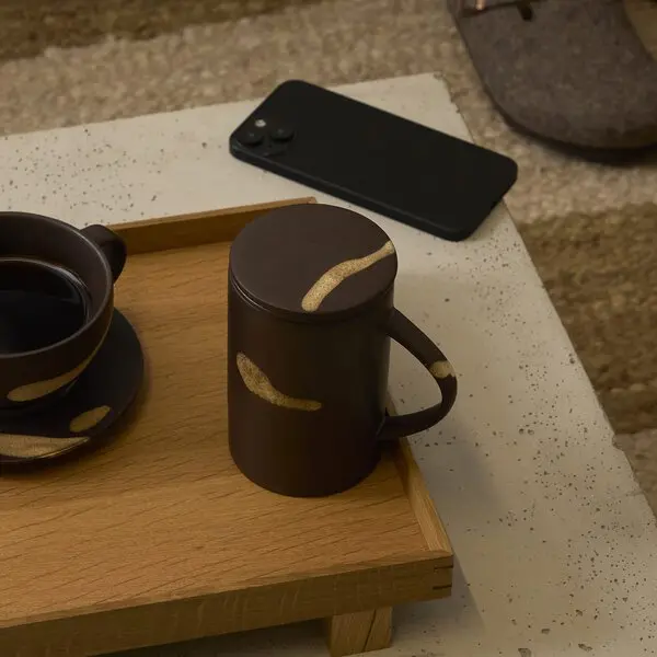 FERM LIVING Koyo Tea Mug With Infuser Set