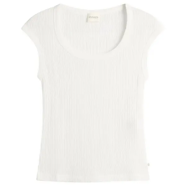 Closed Fitted T-shirt - Ivory
