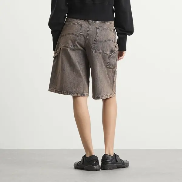 DIME Baggy Denim Bermuda Shorts