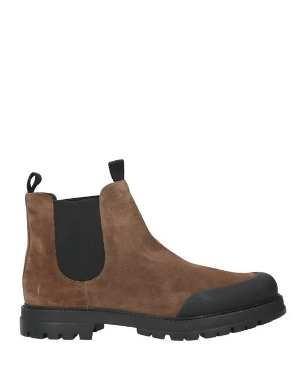 Peuterey Ankle Boots In Leather - Brown