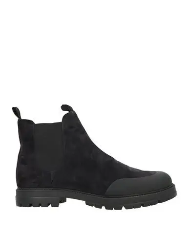 Peuterey Ankle Boots In Leather - Midnight Blue