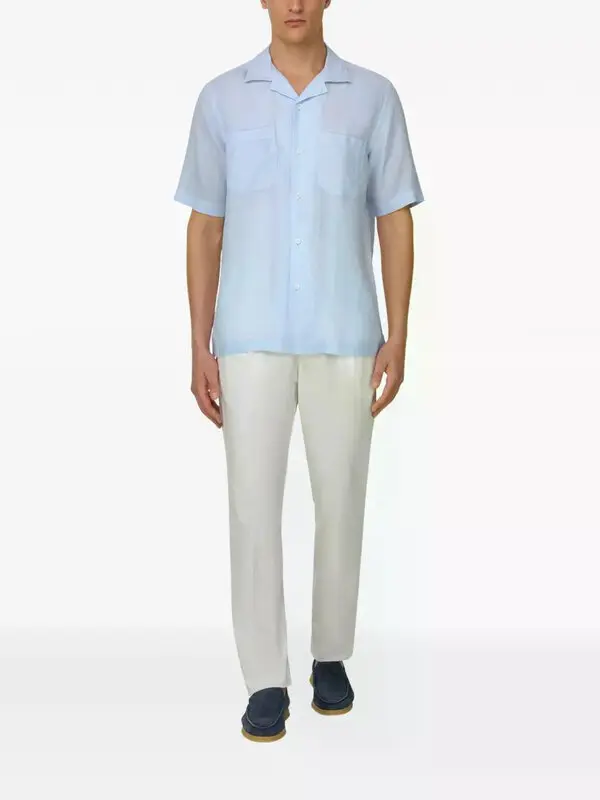 Boggi Milano Regular Fit Linen Shirt