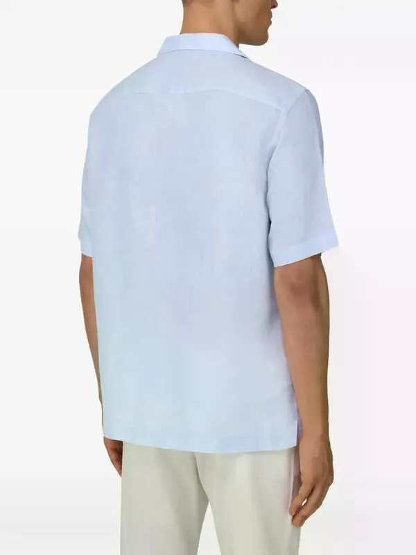 Boggi Milano Regular Fit Linen Shirt
