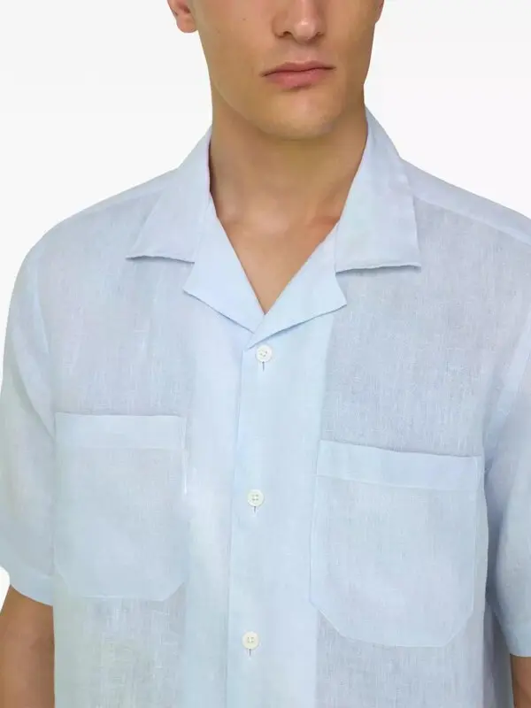 Boggi Milano Regular Fit Linen Shirt