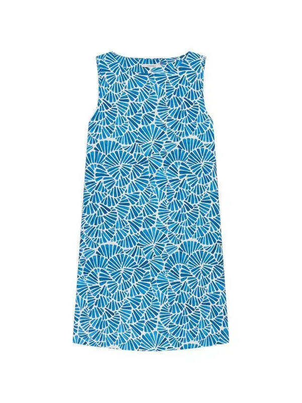 Malìparmi Bateau-neck Flared Dress