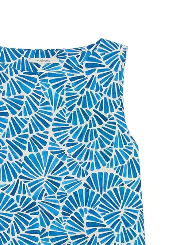 Malìparmi Bateau-neck Flared Dress