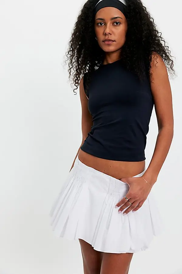 GEEL Carolyn Mini Skirt - White