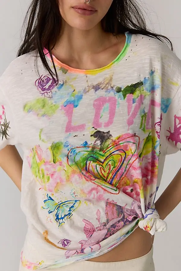 MAGNOLIA PEARL Painting Clouds Tee