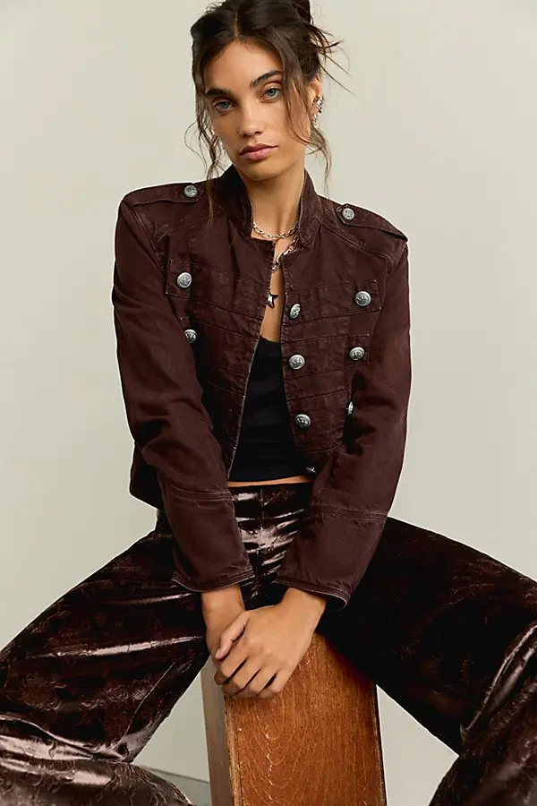 Free People We The Free Ryland Jacket - Double Espresso