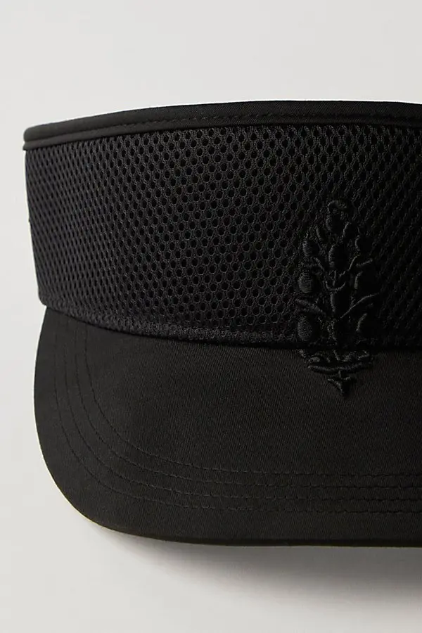 Free People Back Nine Wide-brim Visor - Black