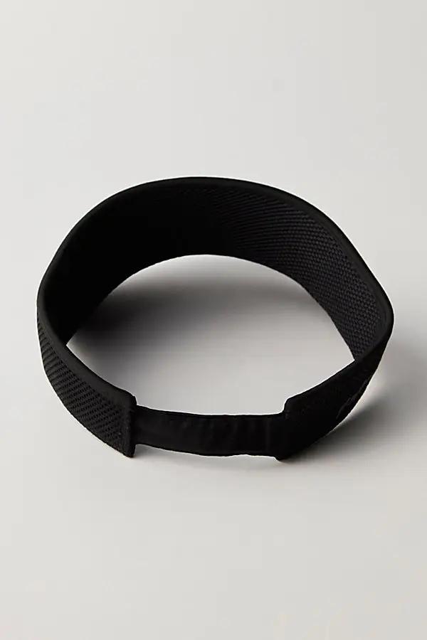 Free People Back Nine Wide-brim Visor - Black