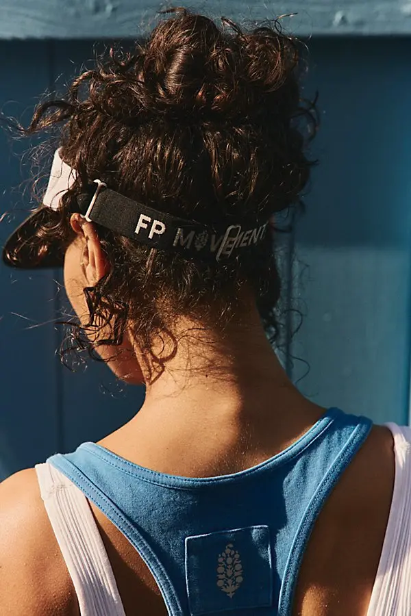 Free People Victory Visor - Black/white