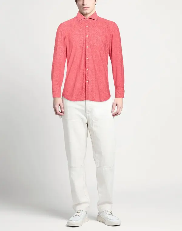 GHIRARDELLI Shirt Coral Size Polyamide, Elastane