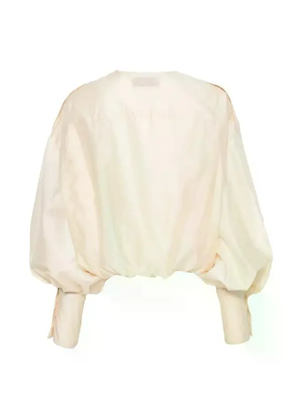 THELATEST Puff-sleeve Shirt - Neutrals