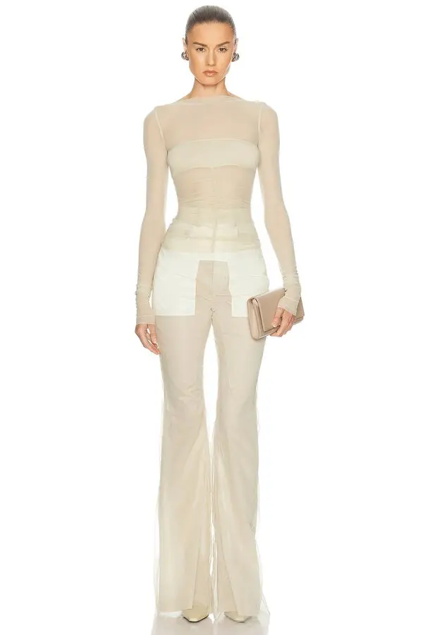 Rick Owens Temple Bandeau Top - Sand