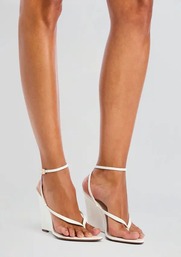 Retrofete Namby Wedge - White