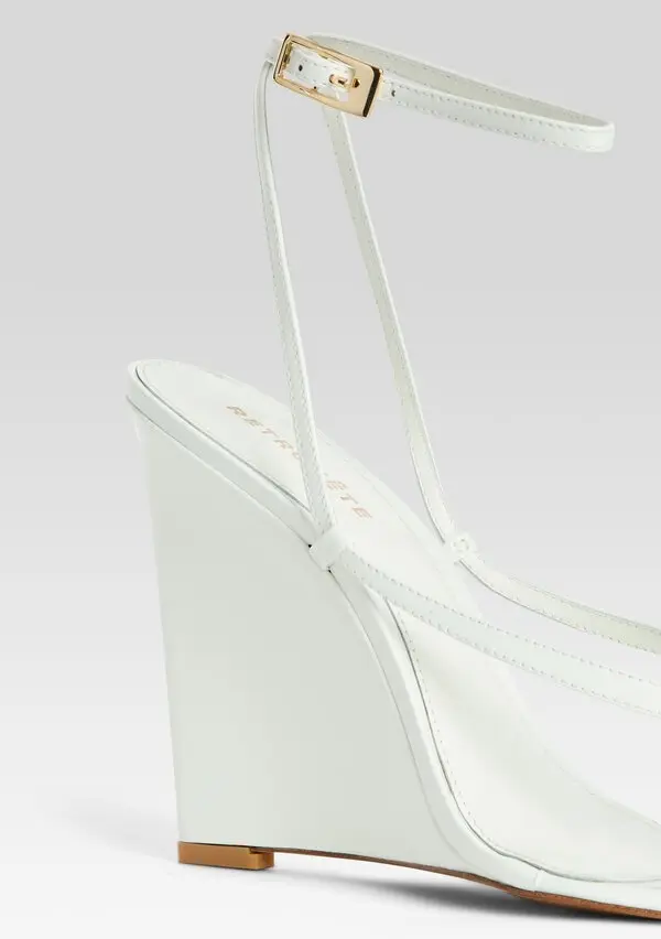 Retrofete Namby Wedge - White