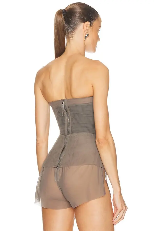 Rick Owens Bustier Top - Dust
