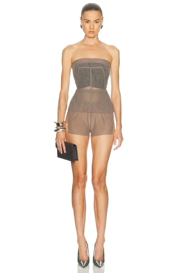Rick Owens Bustier Top - Dust