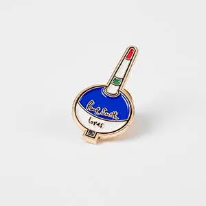 PAUL SMITH LOVES BARBOUR Fishing Buoy Pin Badge - White