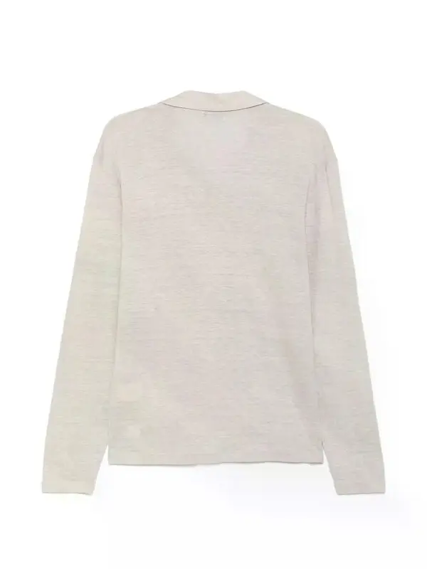 BARBA NAPOLI Long-sleeve Polo-collar T-shirt