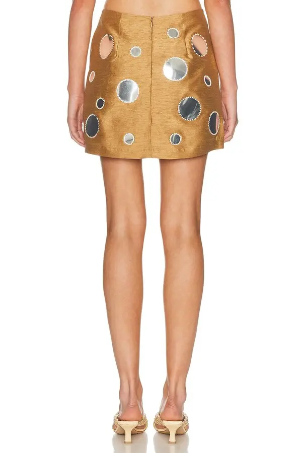 Chan Luu Sequin Mini Skirt