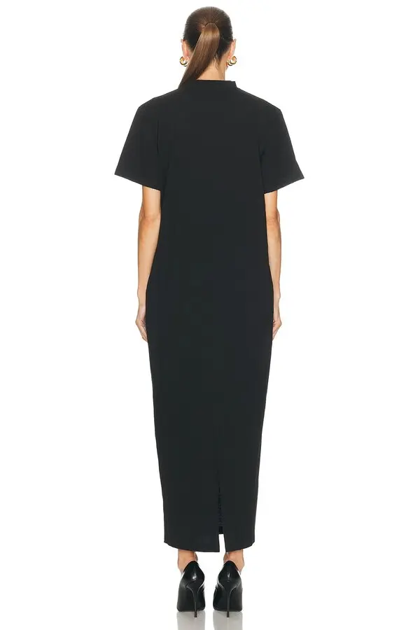 Balenciaga Long T-shirt Dress - Black