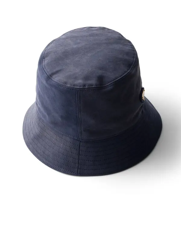 Prada Cotton Bucket Hat - Navy