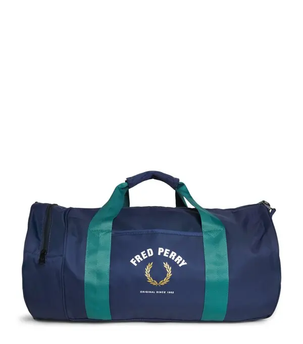 Fred Perry Logo Duffle Bag - Blue