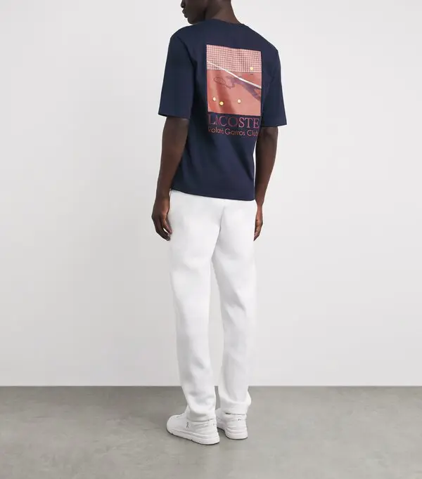 Lacoste X Roland-garros Cotton Logo T-shirt