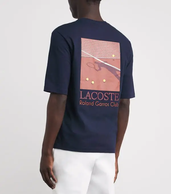Lacoste X Roland-garros Cotton Logo T-shirt