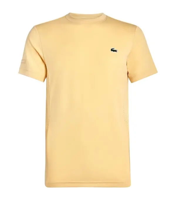 Lacoste Technical Logo T-shirt - Yellow