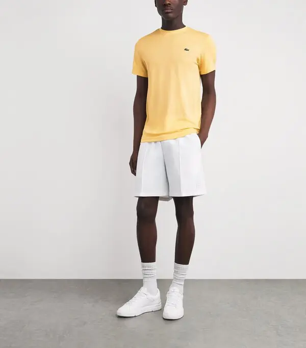 Lacoste Technical Logo T-shirt - Yellow